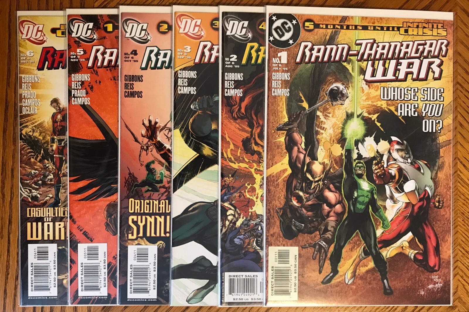 RANN / THANAGAR WAR 1 2 3 4 5 6 - DC Comics (2005) FN (6.0) to FN+ (6.5 ...