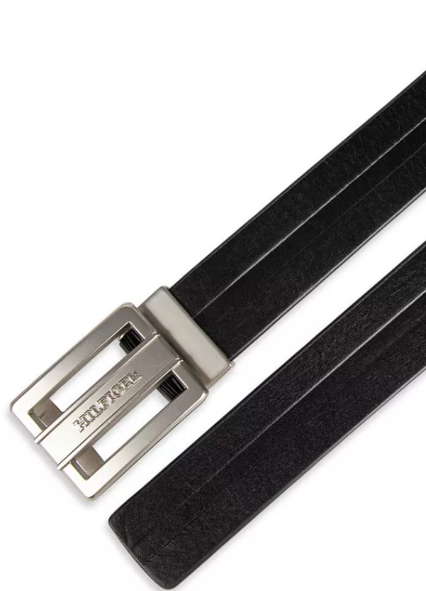 Tommy Hilfiger Men's Flex Stretch, Genuine Leather, Buckle Belt Size 34 ...
