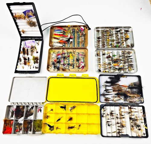 6 Vintage Fly Boxes Filled With Flyrod Lures Perrine Trout Unlimited ...