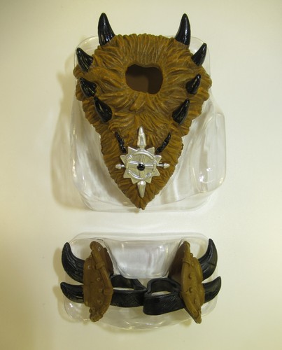 MOTUC Brown Beast Man 3 Pc Armor Set Masters of The Universe Classic ...