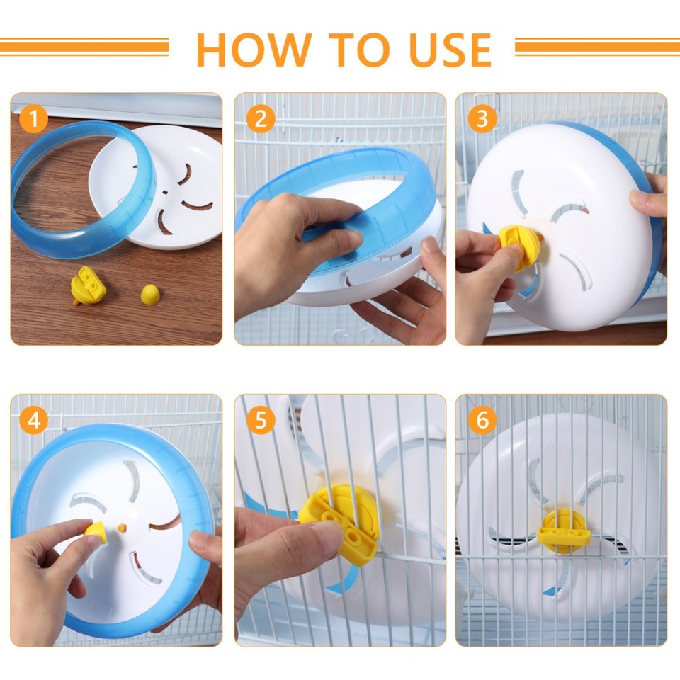 POPETPOP Multipurpose Wide Suitability Hamster Mice Gerbil Rat Exercise ...