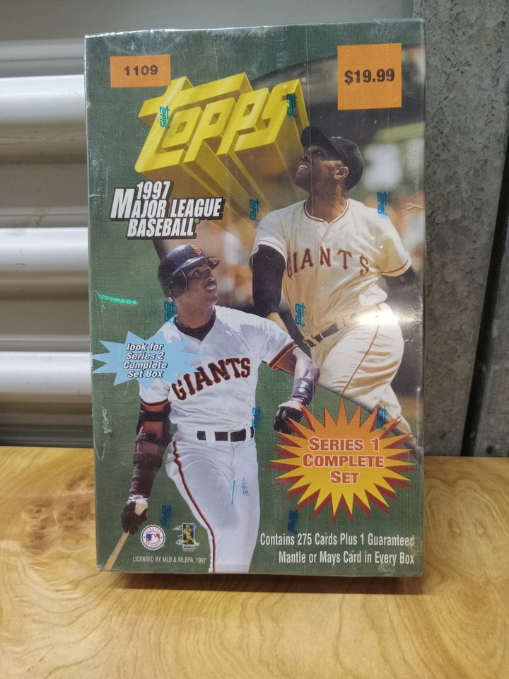 1997 Topps Baseball Series 1 Complete Set Box 275 Cards + Mantle or ...