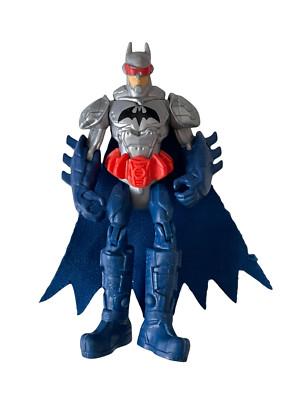 Batman Blue Silver Red Action Figure From Bat Chopper Playset 4" | eBay
