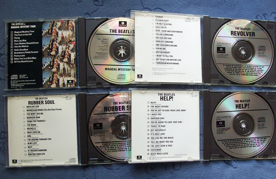 THE BEATLES...Magical Mystery Tour, Revolver, Rubber Soul, Help!...4 CD ...