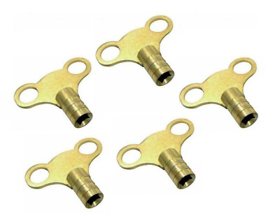 Radiator Plumbing Bleed Bleeding Key Keys Solid Brass for Venting Air ...
