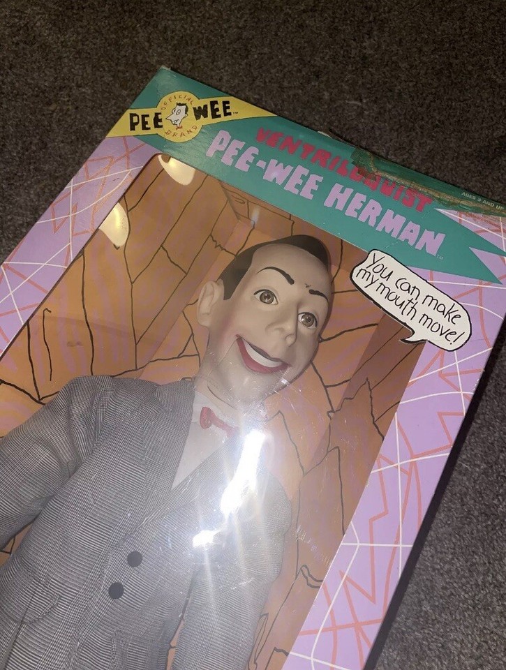 Matchbox Pee-Wee Herman 26" Ventriloquist Dummy Doll Pee-Wee's ...