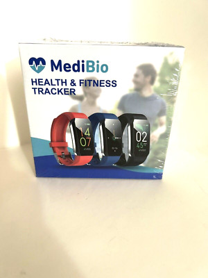 MediBio Health & Fitness Tracker Smart Band Unisex Sizing Lightly New ...