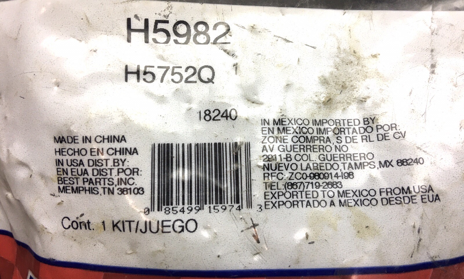 Duralast Brake Hardware H5982 H5752Q 1 Kit | eBay