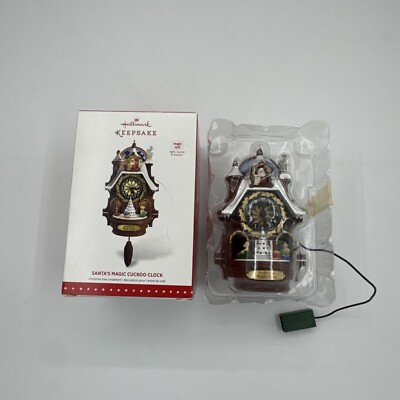 Hallmark Keepsake 2013 “Santa's Magic Cuckoo Clock” Light Sound Motion ...