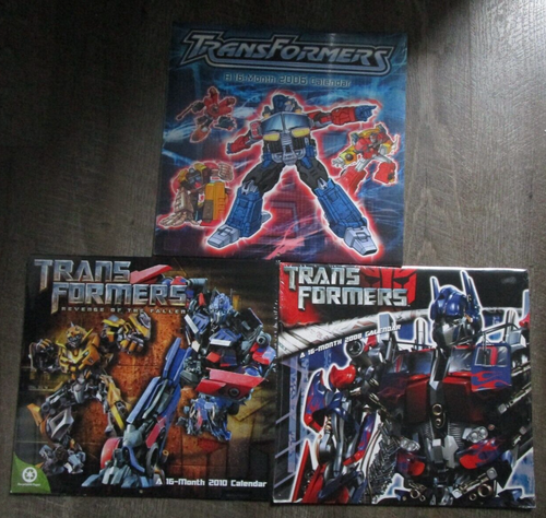 2006,2008,2010 Transformers Wall Calendars Sealed & Unused | eBay