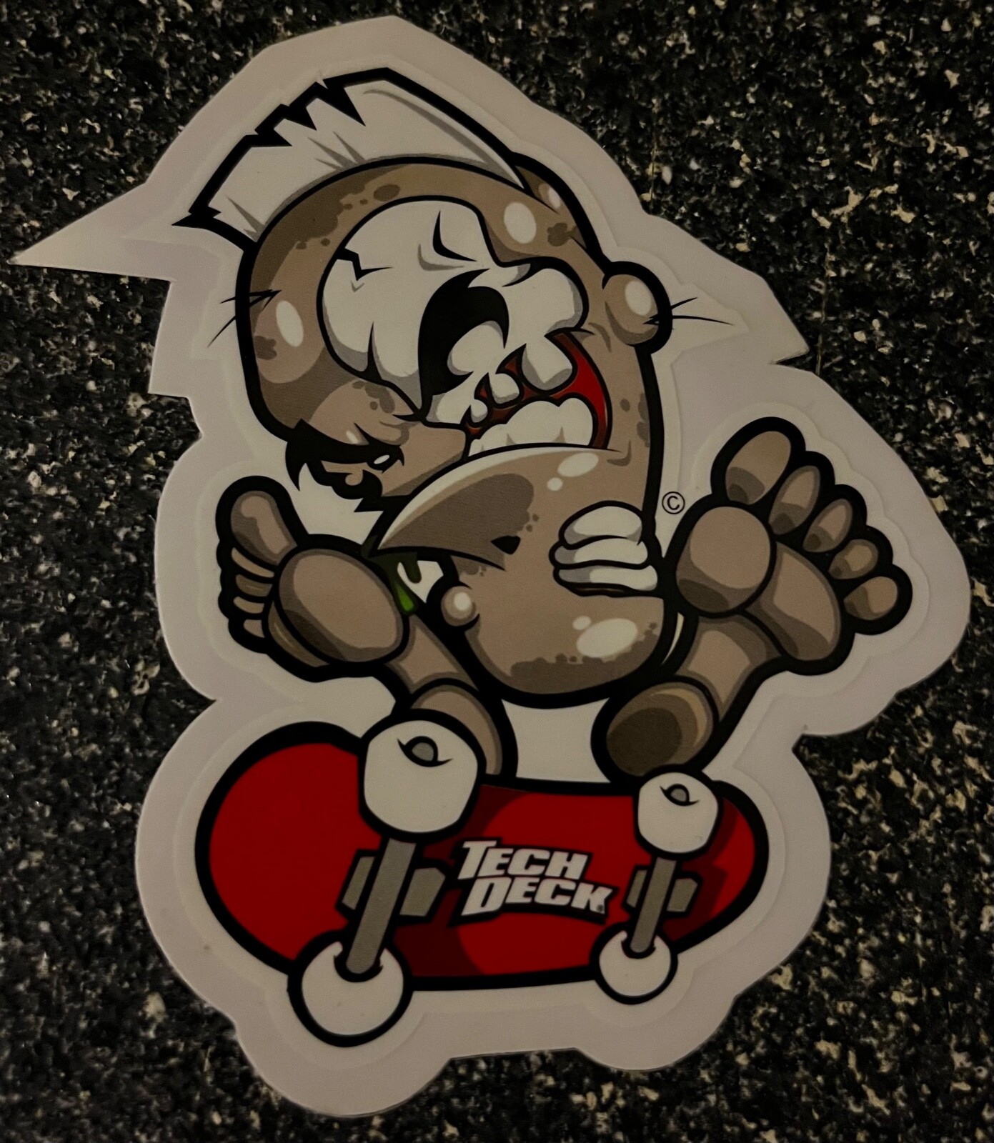 Vintage Unpeeled Tech Deck Skateboarding Sticker 2000s Y2K Skate Scarce ...