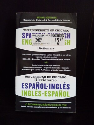 The University of Chicago Spanish-English Dictionary/Diccionario ~ Trl8 ...