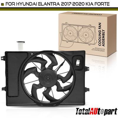 Radiator Cooling Fan Assembly for Kia Forte 2019-2022 Hyundai Elantra ...
