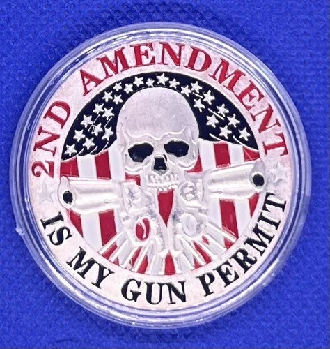 2nd Amendment Is My Gun Permit Coin Silver | eBay