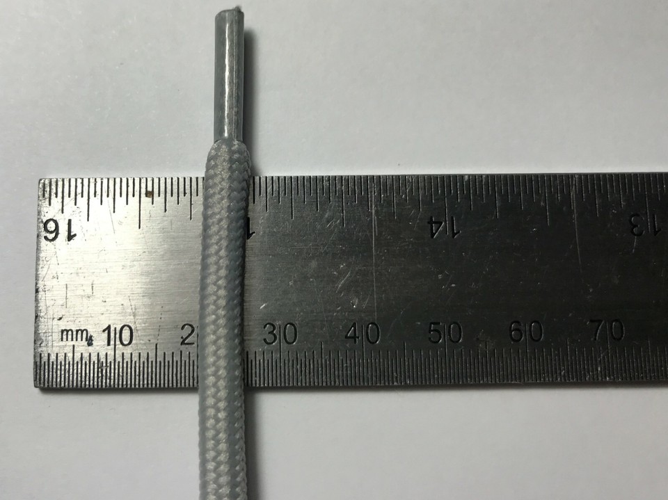 3pair 5mm Thick Heavy duty Round Hiking Work Military Boot Shoe laces ...