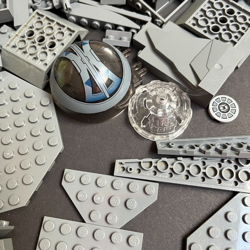 1 lb Lot Dark Gray Lego Piece Huge Bulk Lot Mixed Bricks Parts Star ...