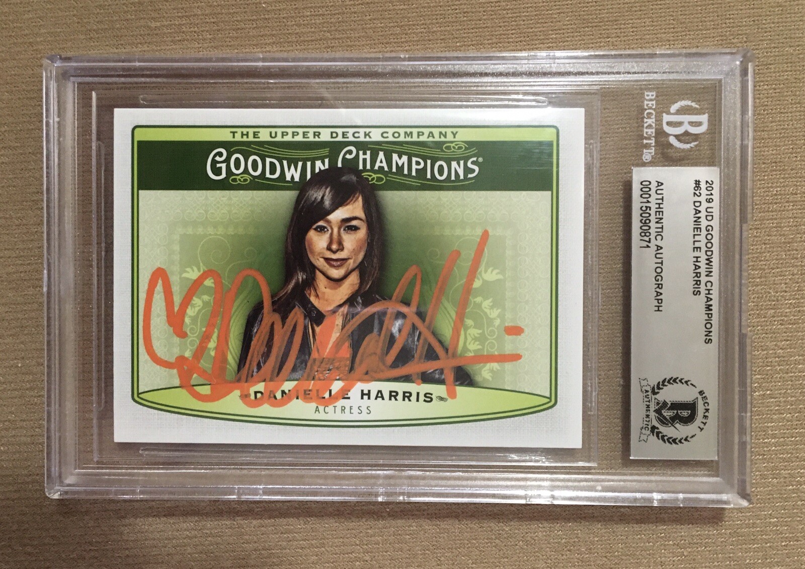 Danielle Harris Signed Slabbed Upper Deck Card. Actress. Beckett COA | eBay