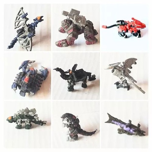 Lot 10 Zoids Battle Mini Figures Tomy Hasbro | eBay