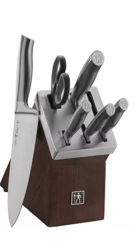 Henckels Graphite 7-pc Self-Sharpening Block Set Kitchen Knife Set | eBay