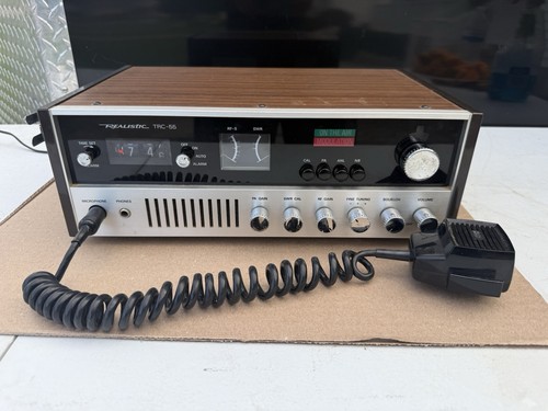 vintage 70's Radio Shack REALISTIC TRC-55 CB Radio Base Station | eBay