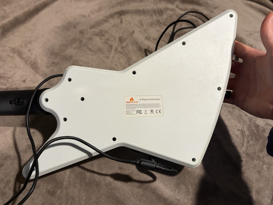 Guitar Hero Xbox 360 Xplorer Guitar RedOctane W/ Breakaway Cable Tested ...