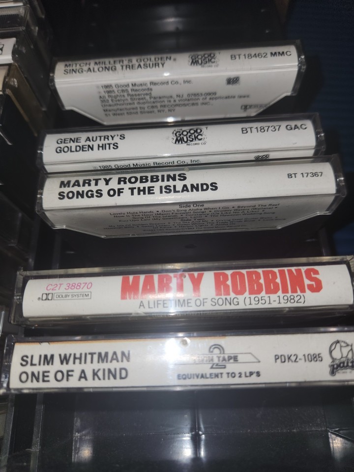 Cassette Tape Lot With Case 27 Used Tapes | eBay