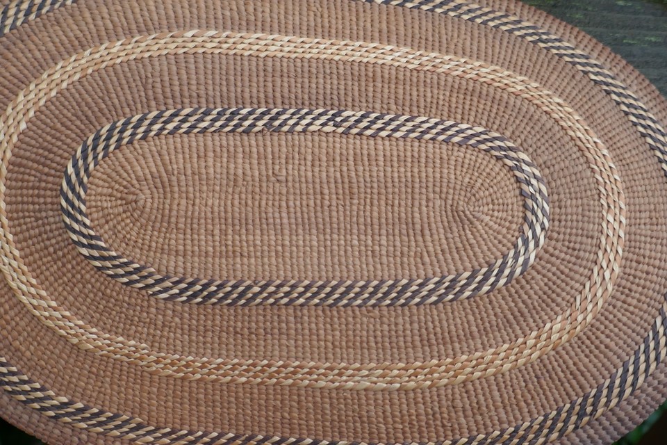 Antique Tligit Native Hand-Woven Spruce Root Decorative Mat | eBay