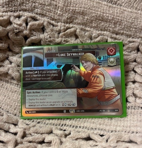 Star Wars: Unlimited - NEAR MINT! Luke Skywalker - Hero of Yavin ...