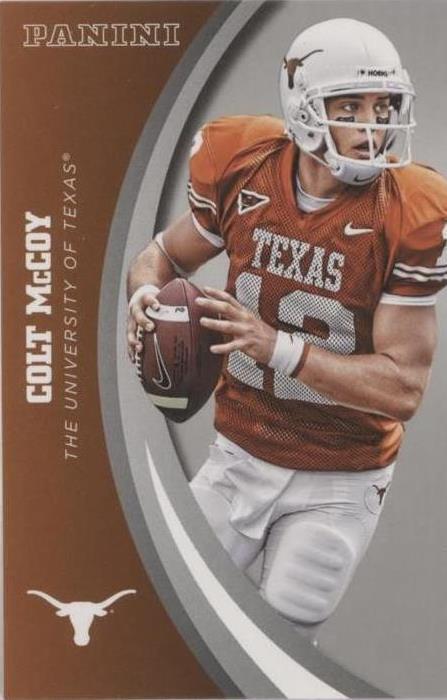 2015 Panini Texas Longhorns - Colt McCoy #14 Silver for sale online | eBay