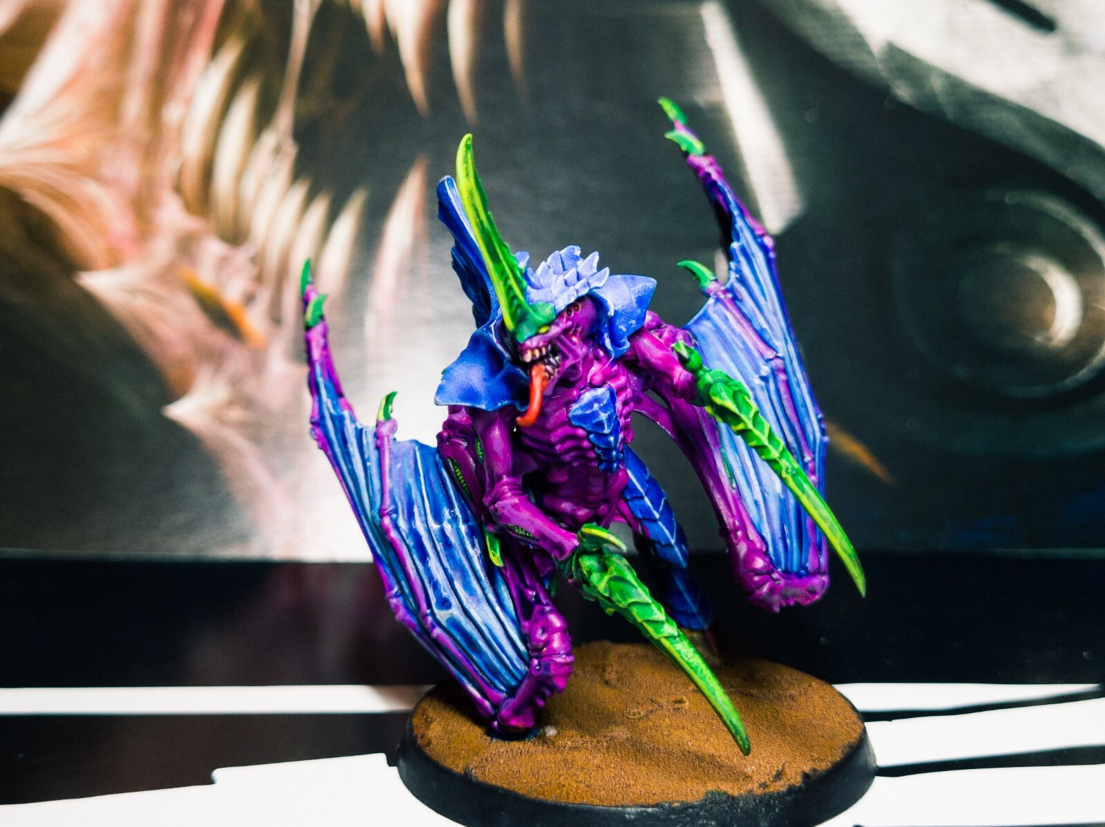 Winged Tyranid Prime Leviathan painted Tyranids warhammer 40k | eBay UK