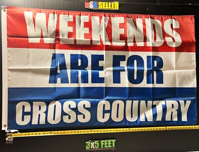 Cross Country Flag FREE SHIPPING College Dorm Room Man Cave Beer USA ...