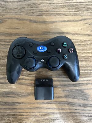 Logitech Cordless Action Controller G-X2D11 PS2 Playstation 2 W/ Dongle ...
