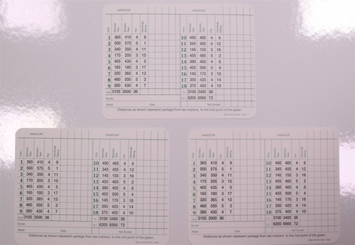 Augusta National Golf Club lot of 6 Signed Scorecards Errie Ball ...