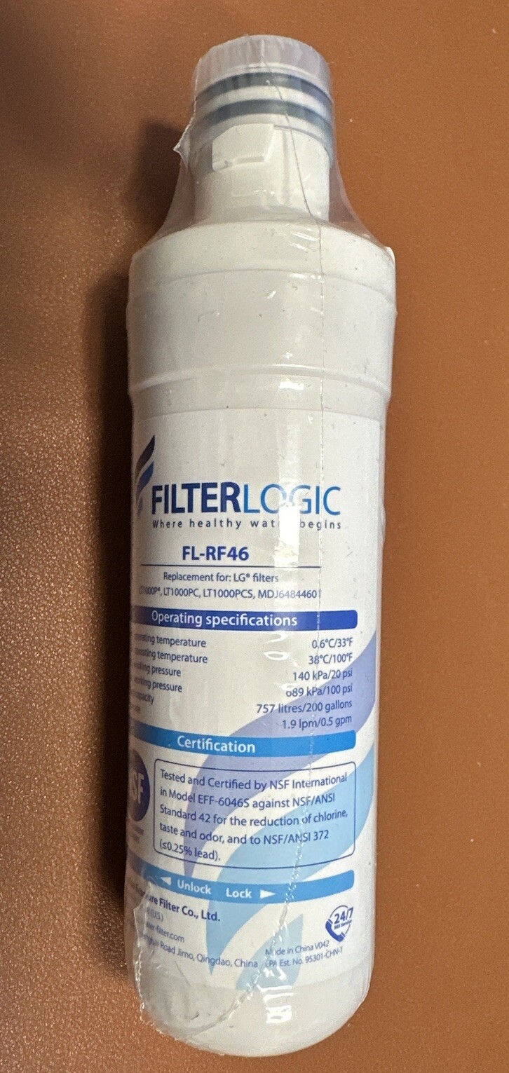 Filter Logic FL-RF46 Refrigerator Water Filter | eBay