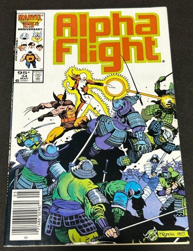 1986 Marvel Comics Alpha Flight Issue 34, CPV, EX+ | eBay