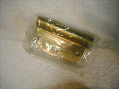 One Boxed Hager 3.5 Inch Spring Hinge 1150 / 1250 & 1750 Series Brass ...