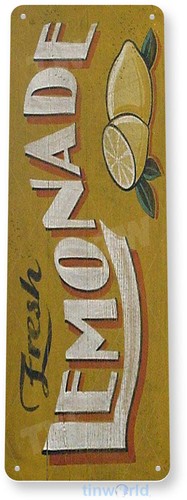 TIN SIGN Lemonade Metal Décor Wall Art Store Shop Market Farm Cottage ...