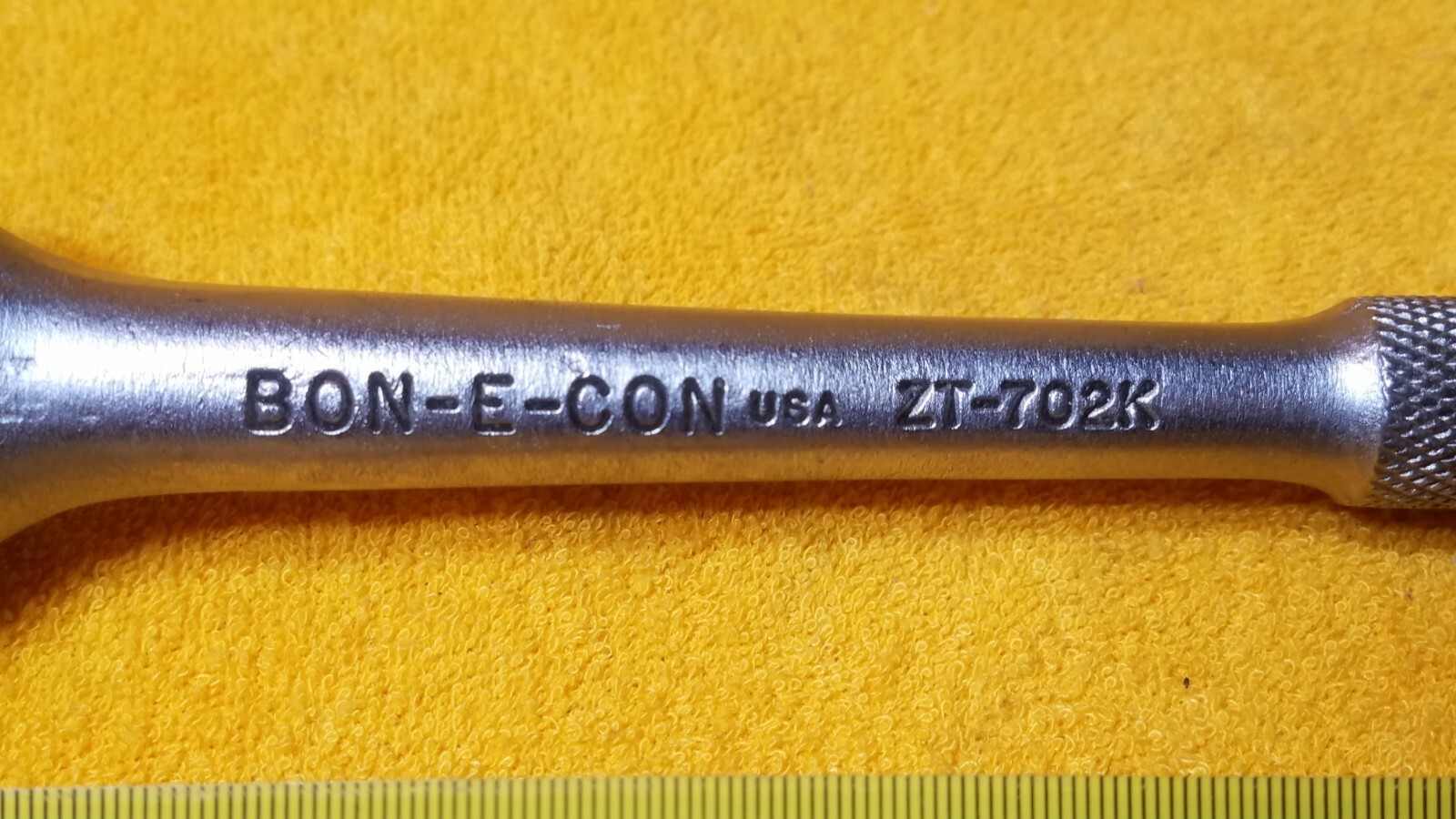 VINTAGE RARE BON-E-CON TOOLS ZT-702K 3/8" DR FINE TOOTH RATCHET BONNEY ...