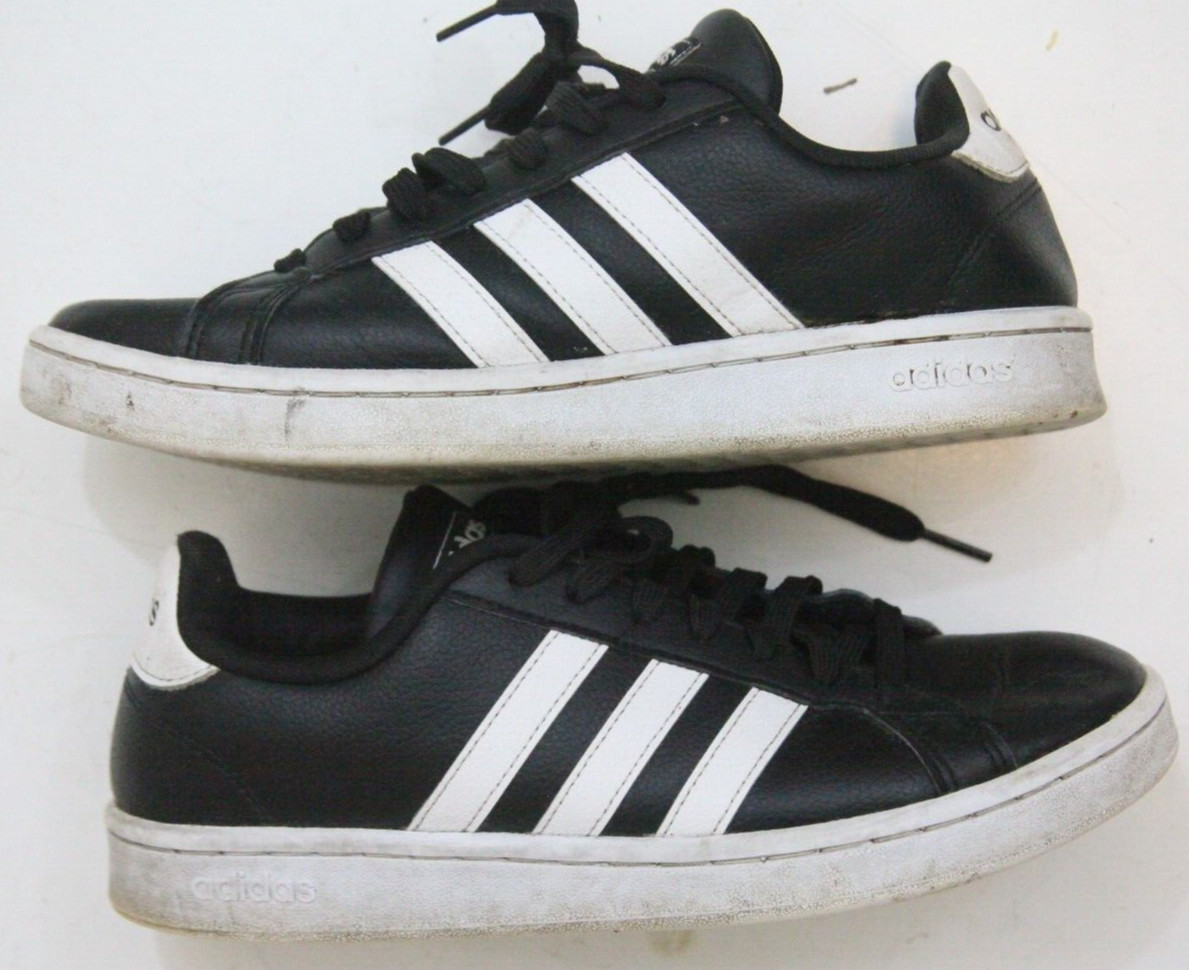 Adidas Black White Mans 3 Stripes Sneakers Shoes HWI … - Gem