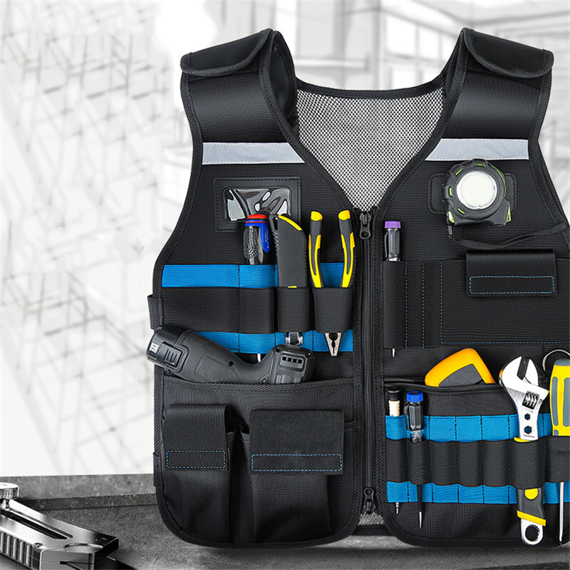 Electrician Carpenter Framer Plumber Craft Man Constrcustion Tool Vest ...