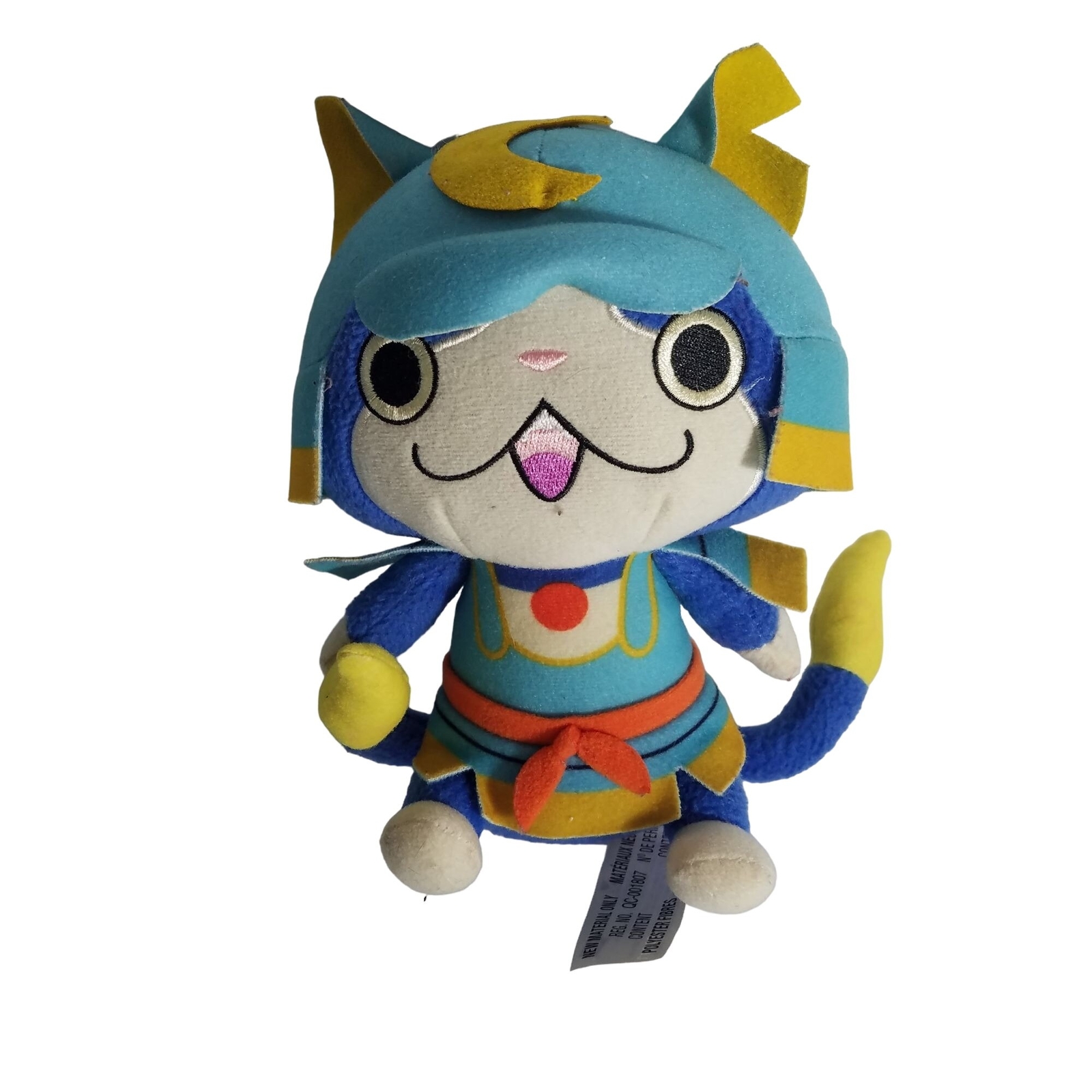 Yo-Kai Watch SHOGUNYAN 7" Samaurai Cat Plush Soft Toy Stuffed Animal