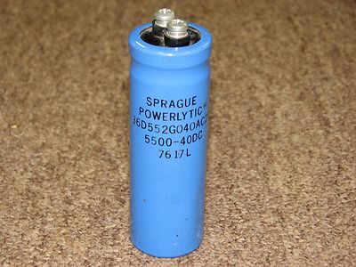 Capacitors - Sprague Powerlytic Capacitors