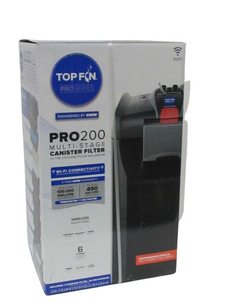 Top Fin PRO200 Multi-Stage Canister Filter for sale online | eBay