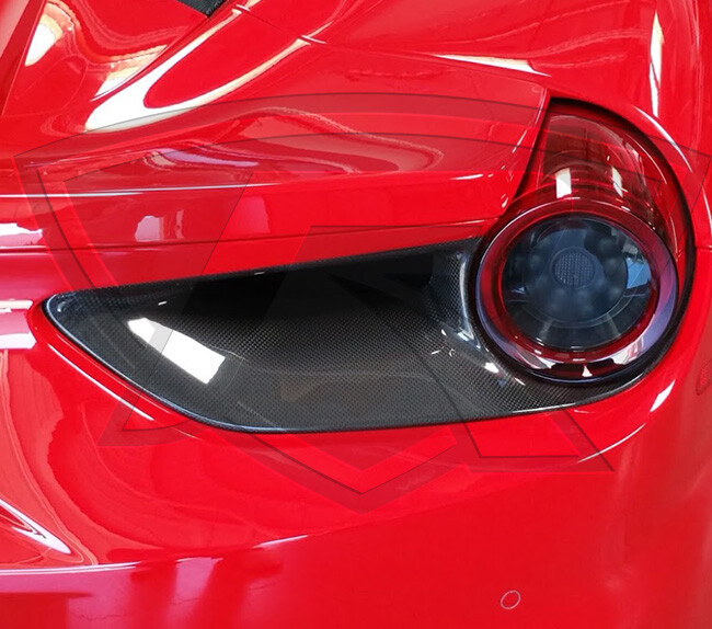 Ferrari 488 GTB & 488 Spider Carbon Fiber Rear Light Satellites | eBay