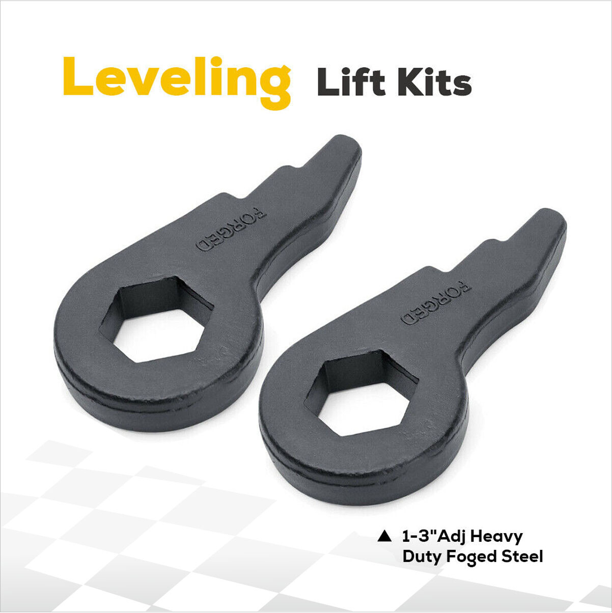 Torsion Bar KeyS Forged Lift Kit 1-3'' Silverado Sierra 1500 2500 3500 ...