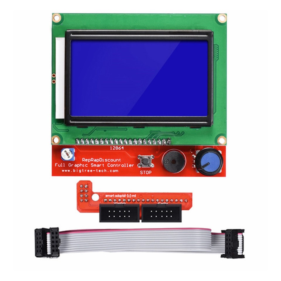 3D Printer Display LCD 12864 Ramps 1.4 Liquid Smart Controller Reprap ...