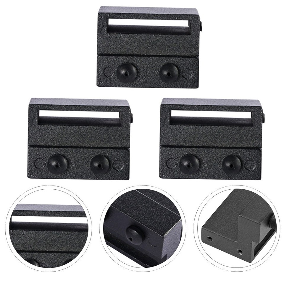 3pcs Sliding Barn Door Stopper Carbon Steel Sliding Barn Door Stopper ...