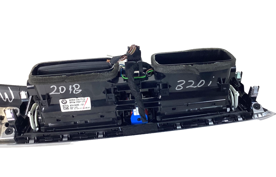 2016-18 BMW 320 328 F30 AC Heater Vent Dashboard Trim Panel Dark ...