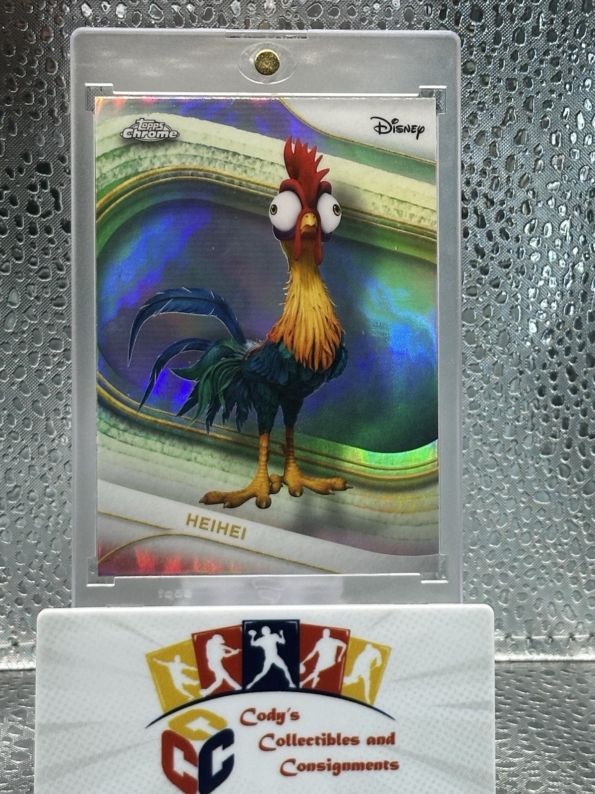 Heihei 2025 Topps Chrome Disney #19 Red Wave Refractor /5 Price Guide ...