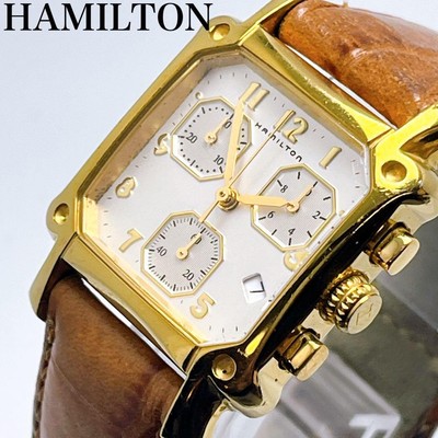 Hamilton Lloyd 6316 Chronograph Gold Watch 60s Rare Working Clean | eBay
